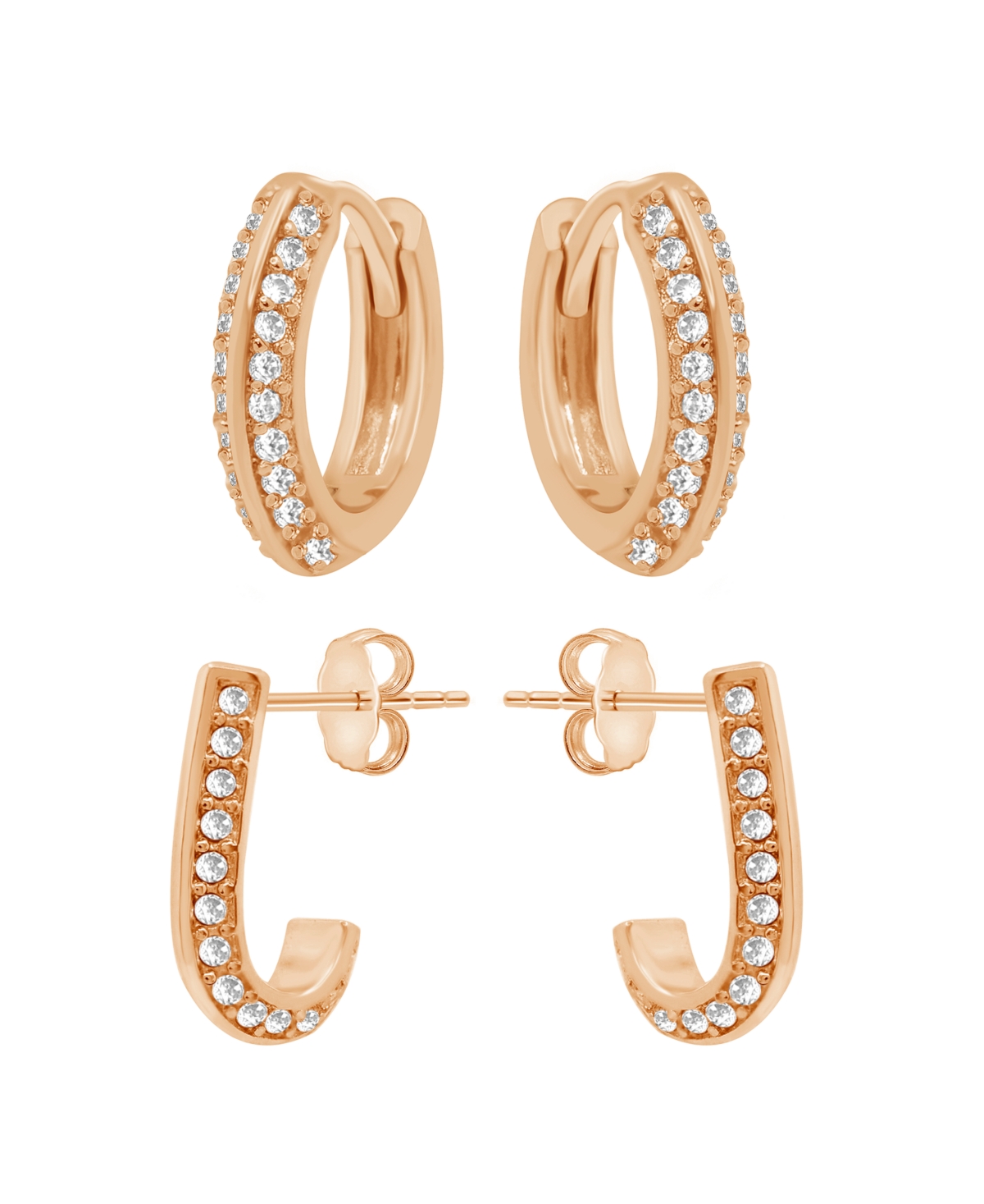 Click here for And Now This Cubic Zirconia Crystal Huggie Hoop an... prices