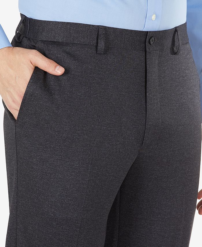 Calvin Klein Men's Knit Slim-Fit Suit Separate Pants & Reviews - Pants ...