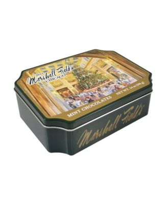 Frango Chocolates Marshall Field's Holiday Walnut Room Tin Milk Mint ...