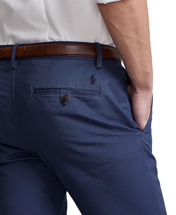Polo Ralph Lauren Men's Stretch Slim Fit Chino Pants - Macy's