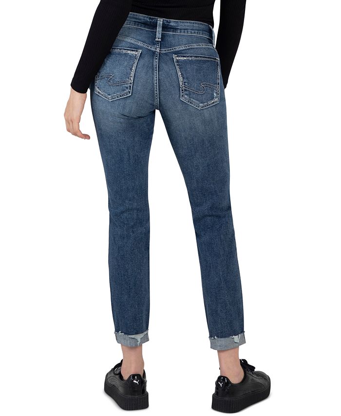 Silver Jeans Co. Boyfriend Slim-Leg Jeans - Macy's