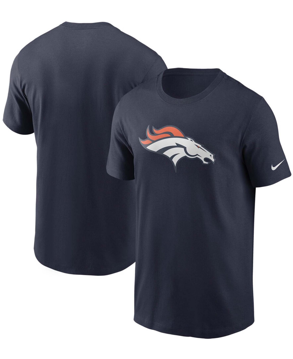 Click here for Mens Navy Denver Broncos Primary Logo T-shirt - Na... prices