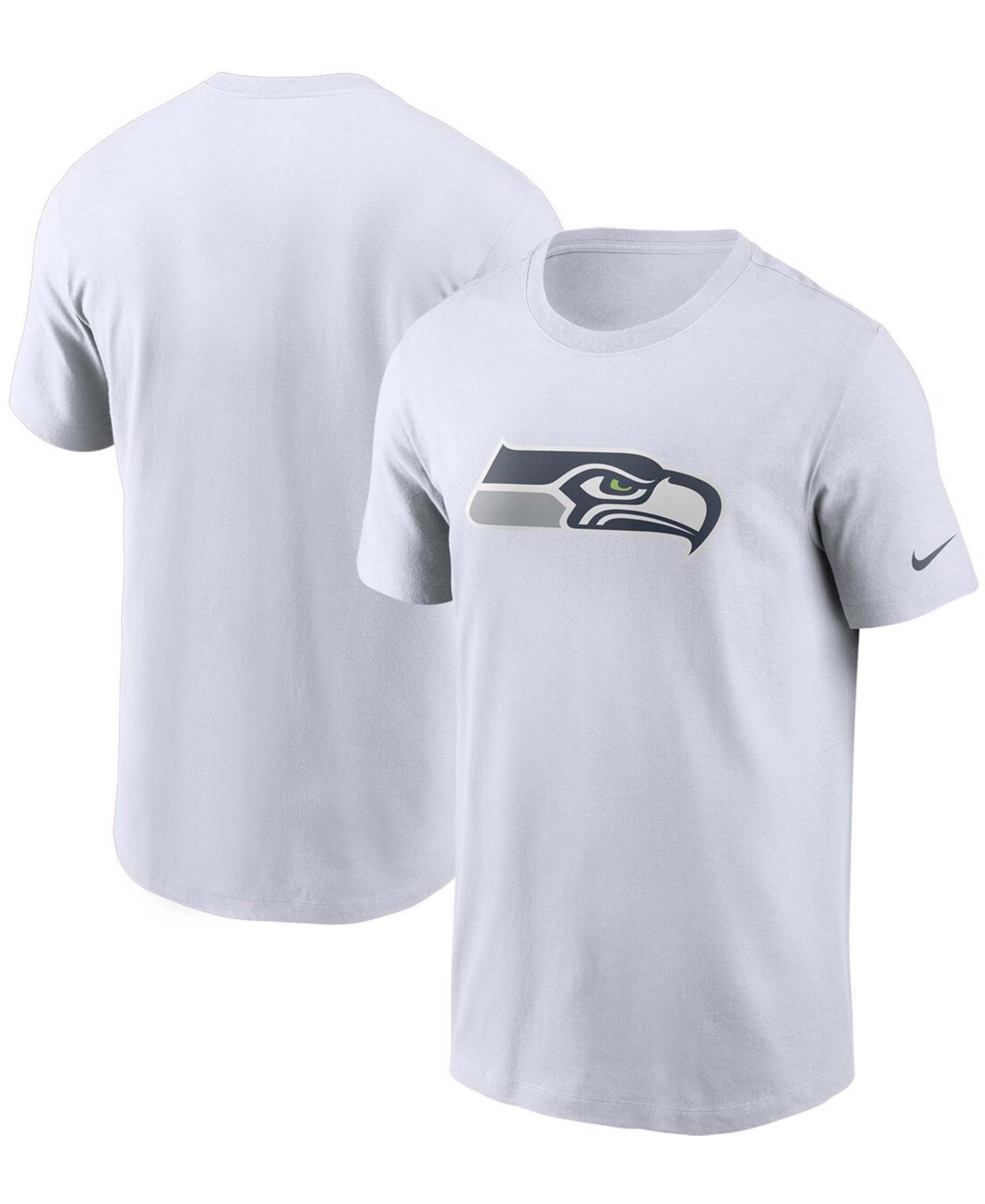 Click here for Mens White Seattle Seahawks Primary Logo T-shirt -... prices