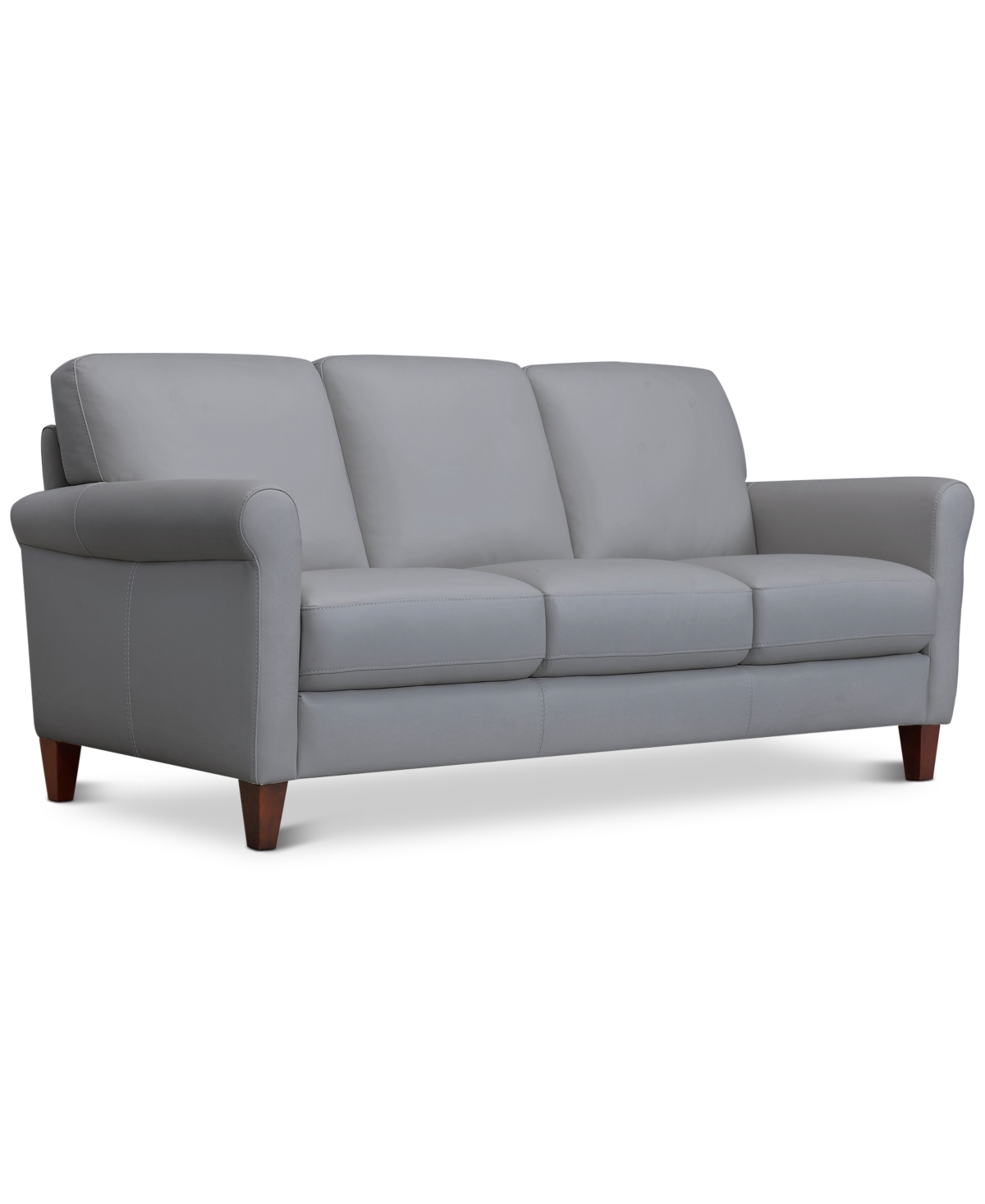 Click here for Closeout! Kared 84 Roll Arm Leather Sofa  Created... prices