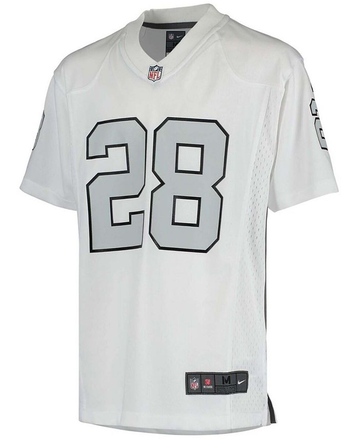 Nike Big Boys and Girls Josh Jacobs White Las Vegas Raiders Color Rush ...