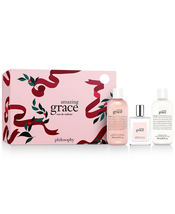Philosophy 3 Pc Amazing Grace Eau De Toilette Classics T Set Macys