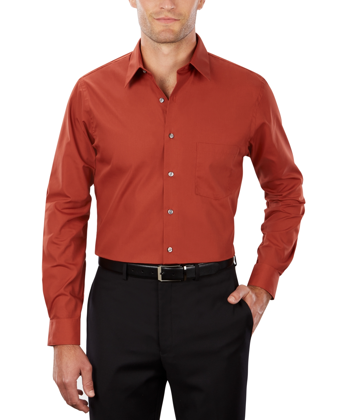 Click here for Van Heusen Mens Regular Fit Point Collar Poplin Dr... prices