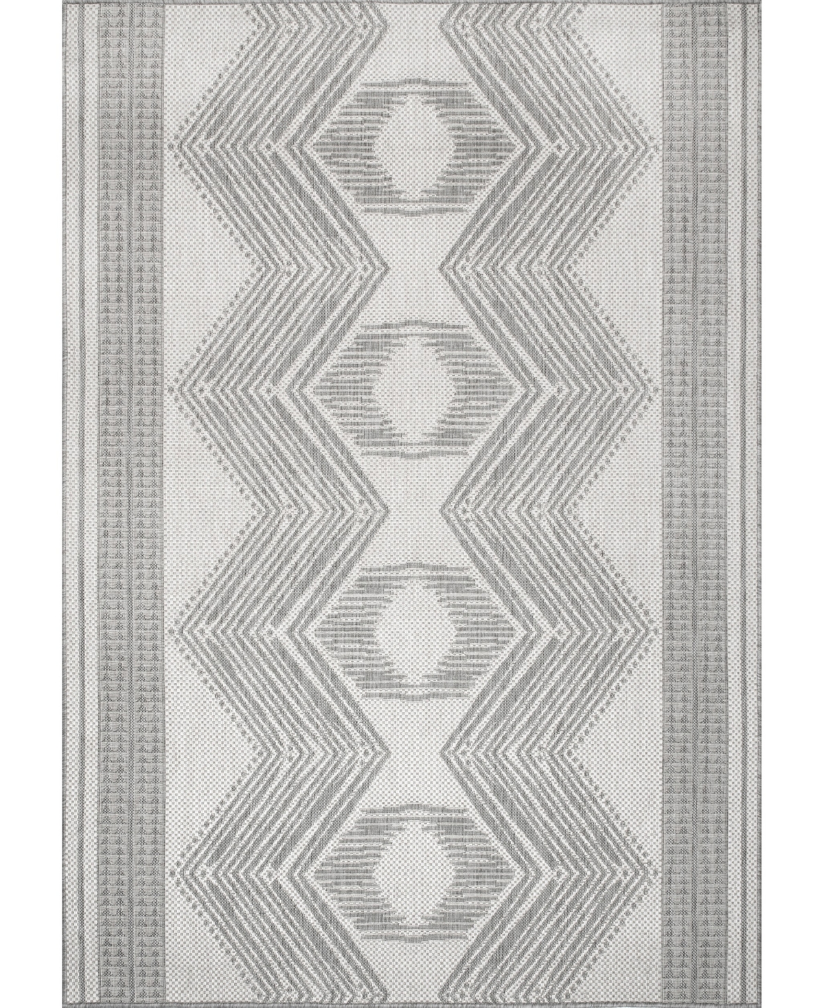 Click here for nuLoom Cabana GBCB01B 5 x 8 Outdoor Area Rug - Sil... prices