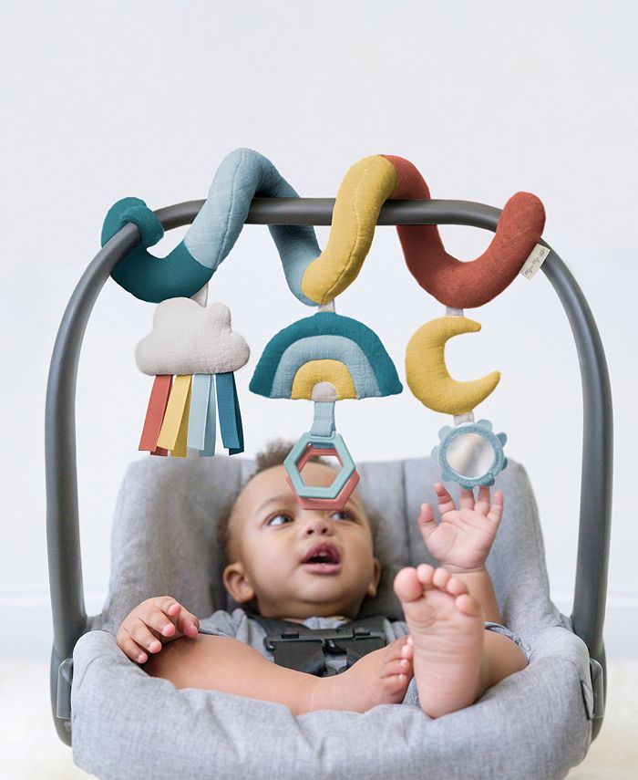 Itzy Ritzy Baby Girls Bitzy Spiral Rainbow Car Seat Activity Toy - Macy's