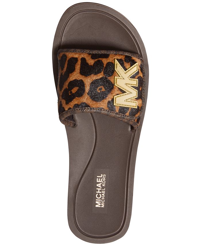 Michael Kors Women's MK Platform Slide Sandals - Macy's