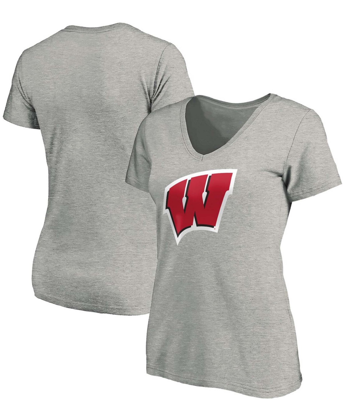 Click here for Womens Heathered Gray Wisconsin Badgers Primary Lo... prices