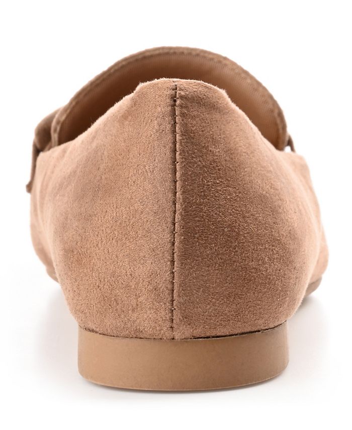 Journee Collection Women's Cordell Chain Detail Loafers - Macy's