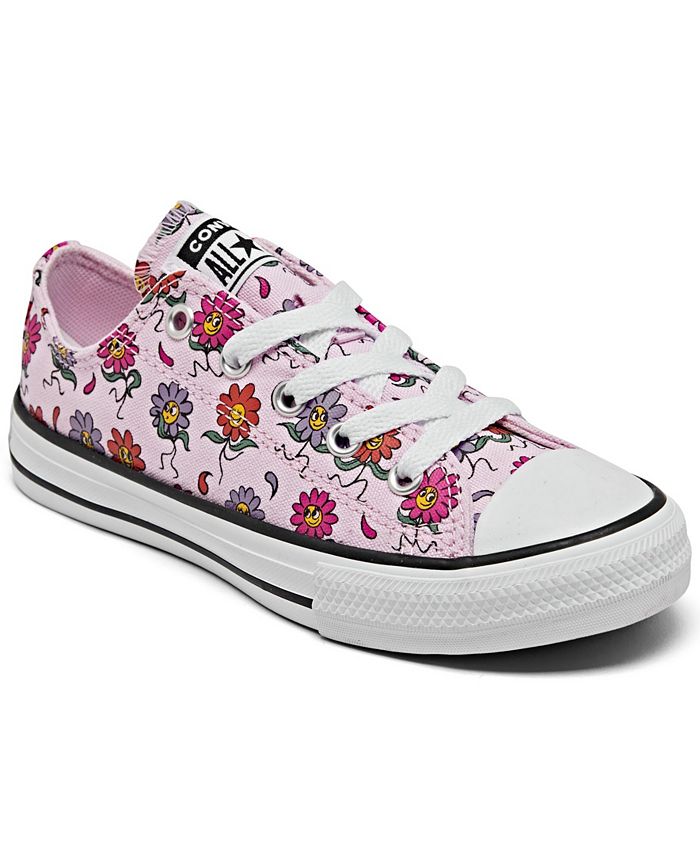 Converse Little Girls Chuck Taylor All Star Friendly Flowers Low Top ...