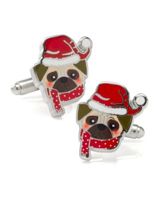 Cufflinks Inc. Men's Santa Pug Cufflinks - Macy's