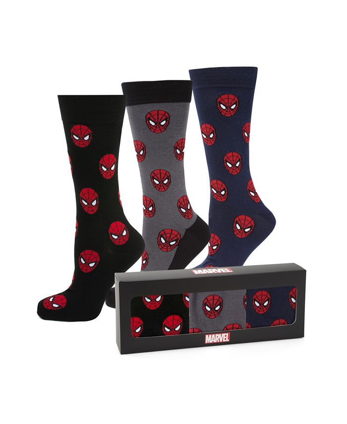 Marvel Men's Spider-Man Sock Set, Pack of 3 - Macy's