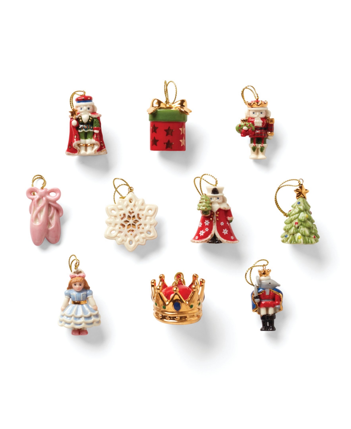 Click here for Lenox Nutcracker Ornaments  Set of 10 - Multi prices
