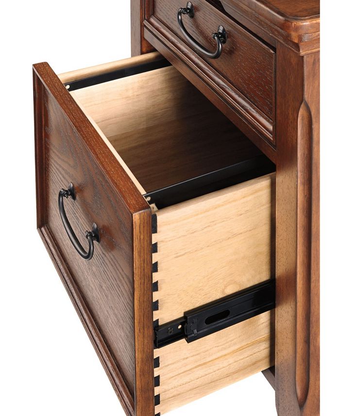 Signature Design By Ashley Woodboro Vintage-Like Media End Table - Macy's