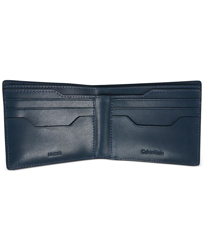 Calvin Klein Men's Delfin Leather RFID Slimfold Wallet - Macy's