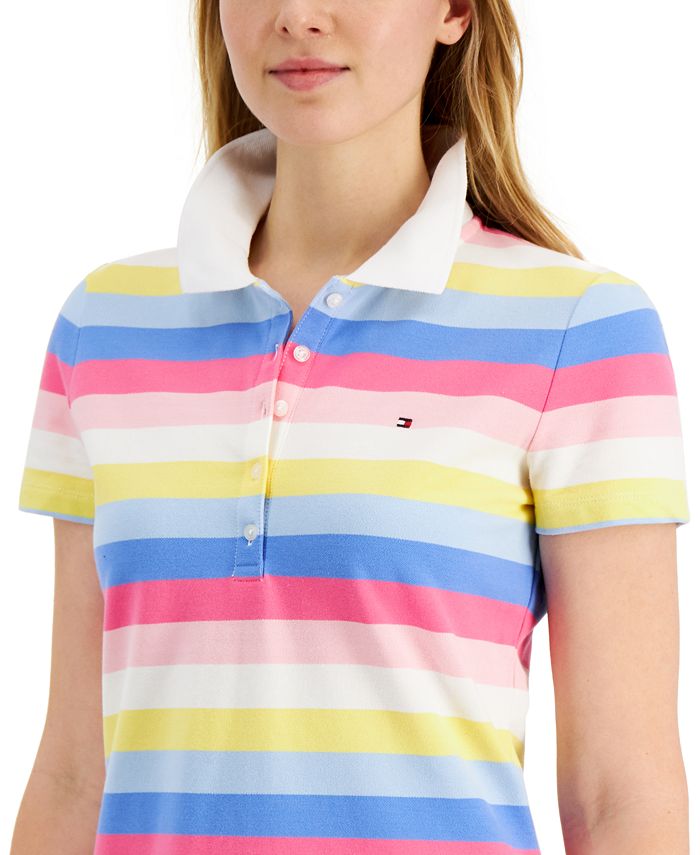 Tommy Hilfiger Printed Striped Polo Dress - Macy's