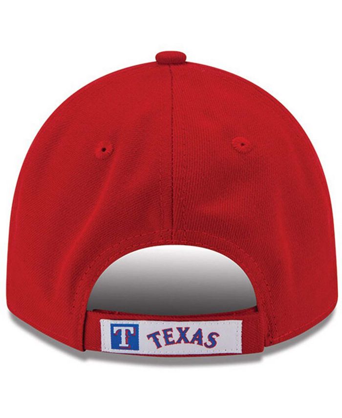 New Era Men's Red Texas Rangers League 9FORTY Adjustable Hat - Macy's