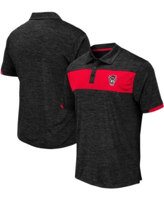Men's Heathered Black NC State Wolfpack Nelson Logo Polo - Macy's