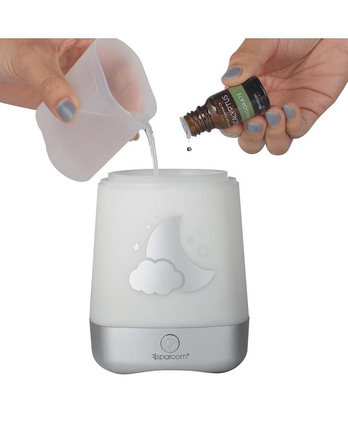SpaRoom Kids SpaMist Ultrasonic Essential Oil Night Light Aromatherapy ...