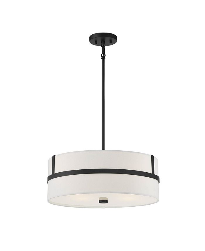 Meridian Lighting Rein 4-Light Pendant - Macy's