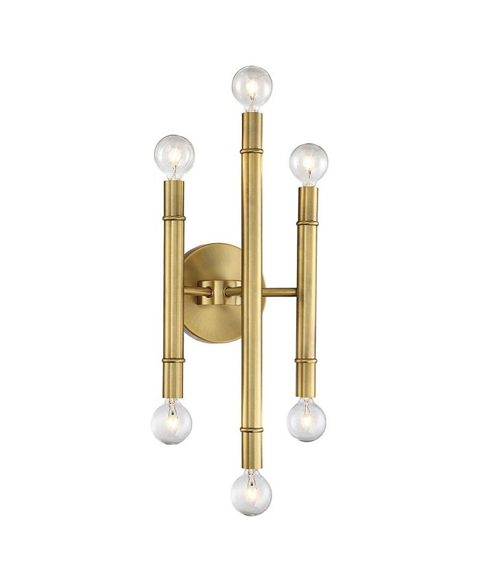 Meridian Lighting Trilogy 6-Light Wall Sconce - Macy's