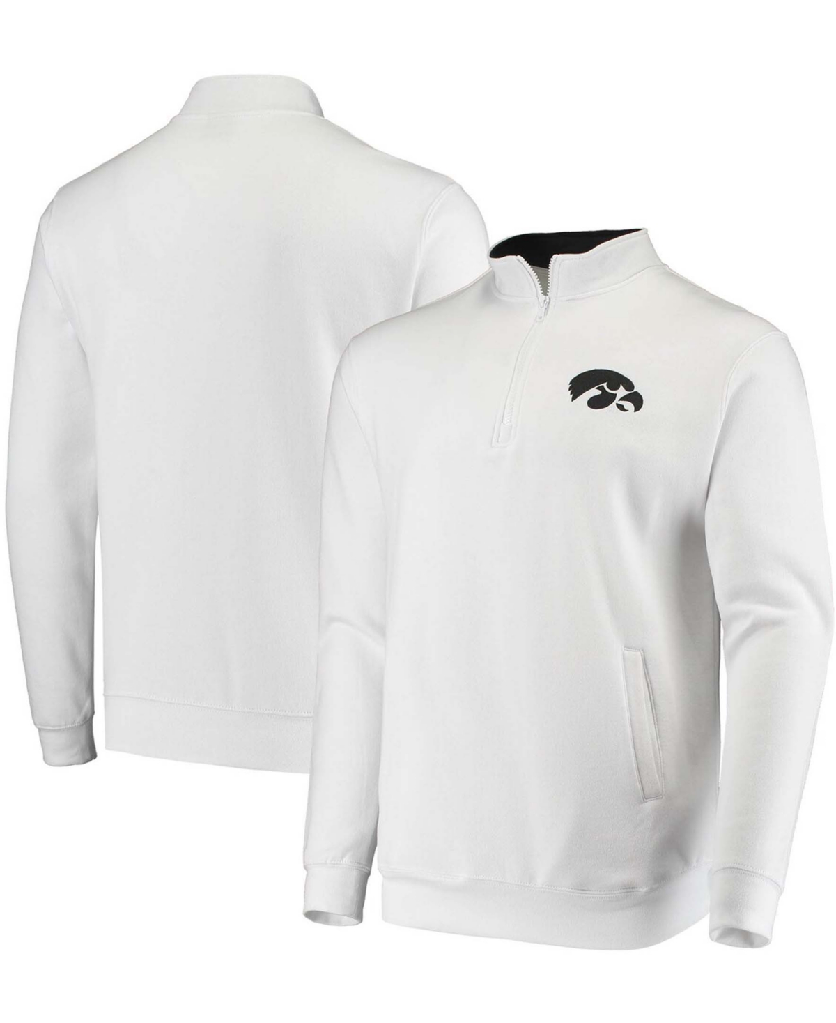 Click here for Mens White Iowa Hawkeyes Tortugas Logo Quarter-Zip... prices