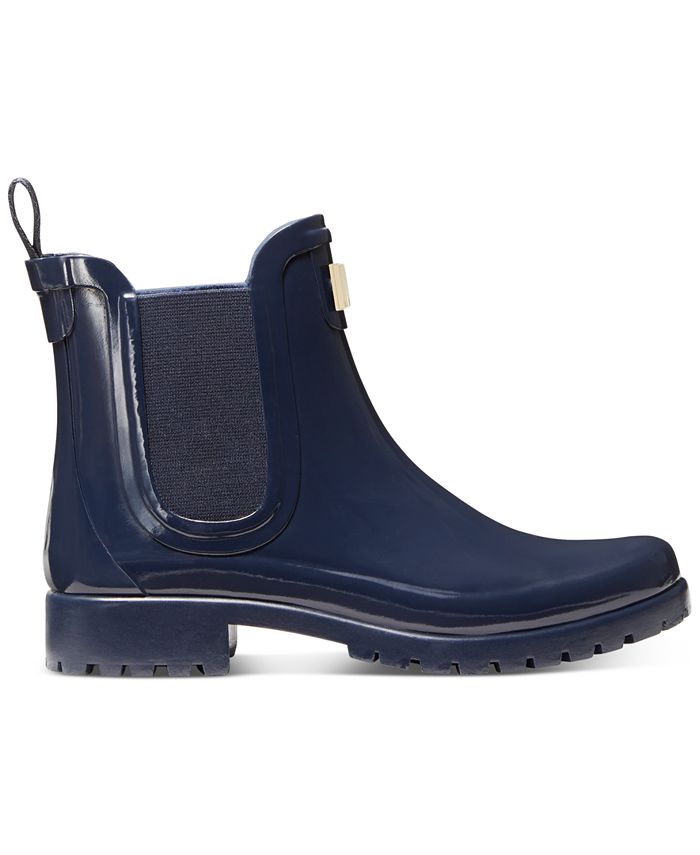 Michael Kors Sidney Water-Resistant Pull-On Rain Booties - Macy's