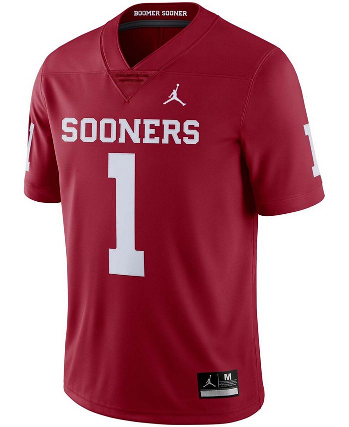 Jordan Men's Crimson Oklahoma Sooners Team Limited Jersey - Macy's