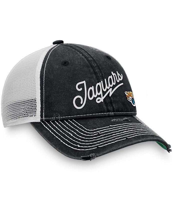 Fanatics Men's Black, White Jacksonville Jaguars Sport Resort Meshback ...