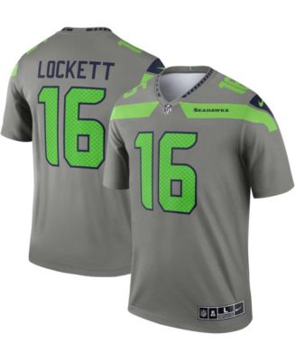 Men's Tyler Lockett Steel Seattle Seahawks Inverted Legend Jersey - Macy's