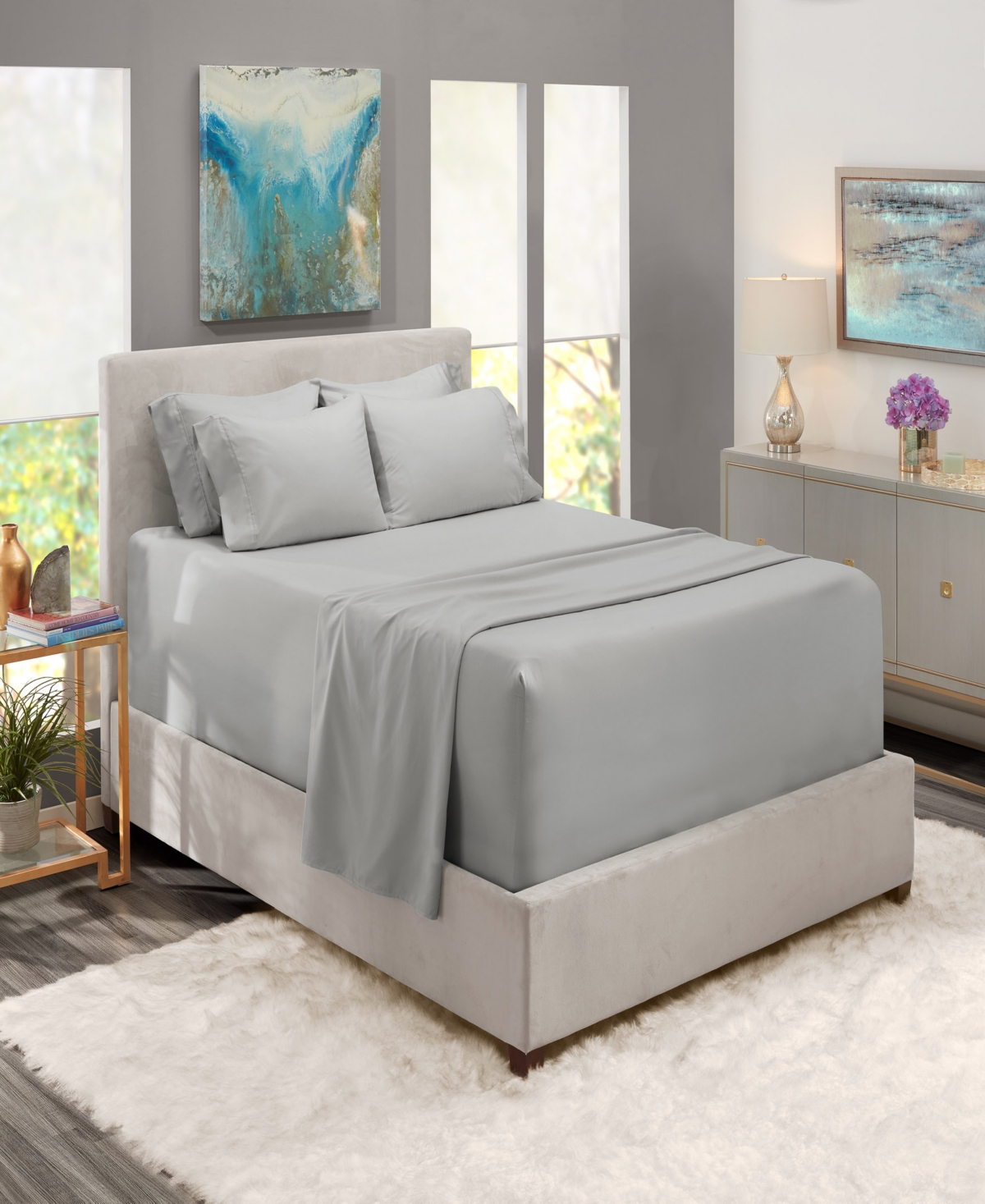 Click here for Nestl Extra Deep Pocket 6-Pc. Sheet Set  King - Si... prices