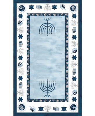 Happy Hanukkah Tablecloth, 120" x 70" - Macy's