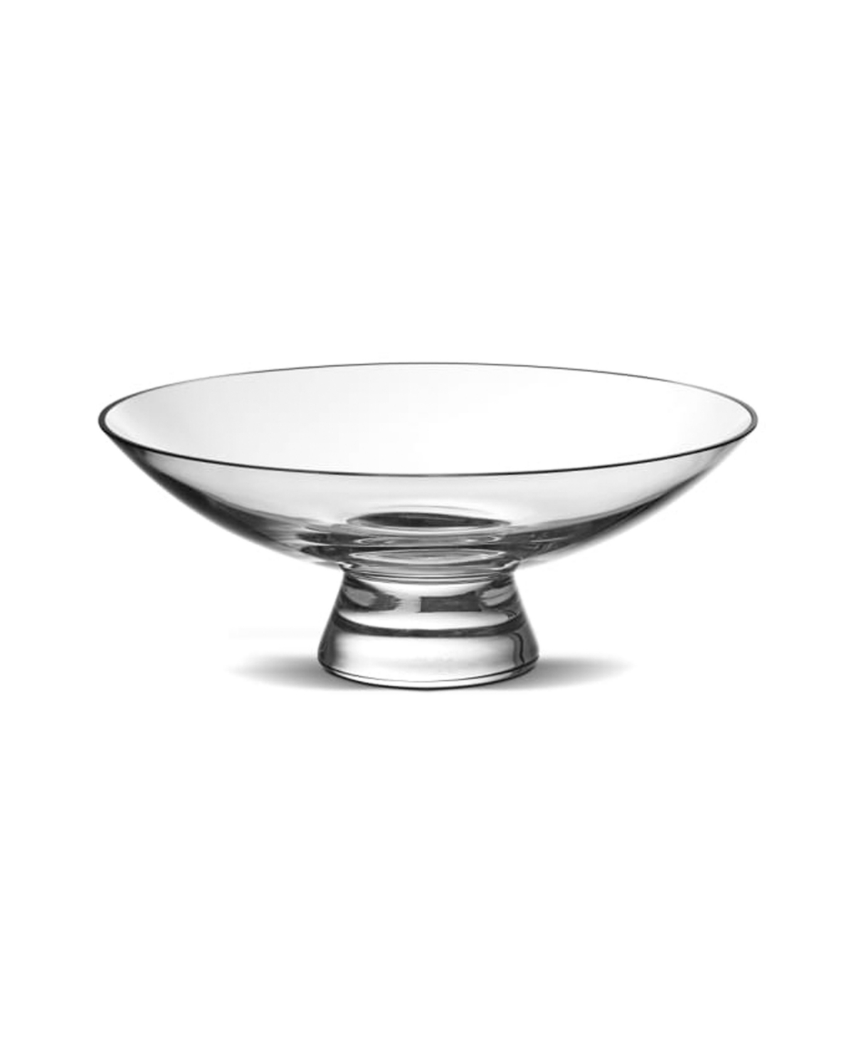 Click here for Nude Glass Silhouette Serving Bowl - Clear prices