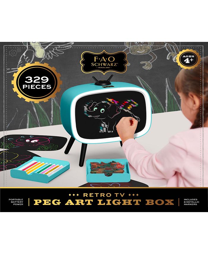 FAO Schwarz Peg Light Art Box - Macy's