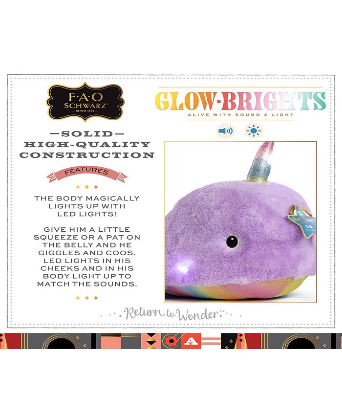 FAO Schwarz Narwhal Plush Toy, Created for Macy's - Macy's