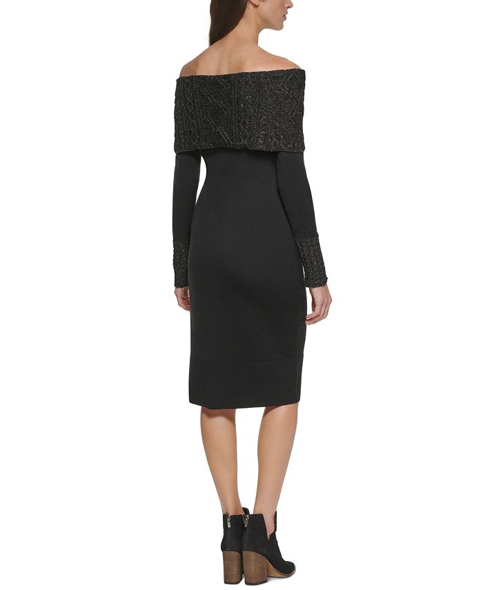 Vince Camuto Off The Shoulder Sheath Dress Macys