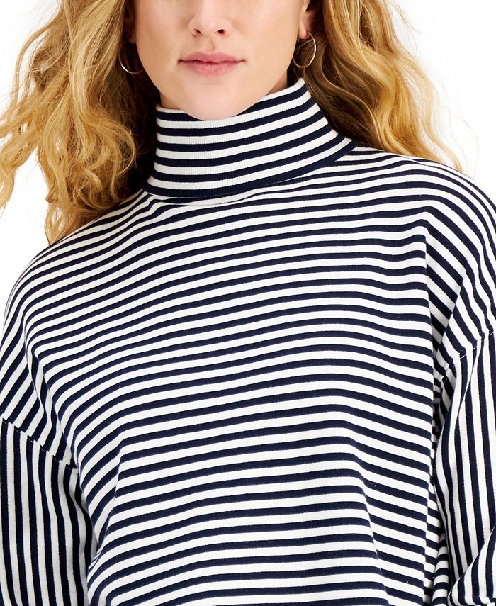 Style & Co Mock Neck Sweatshirt, Created for Macy's - Macy's