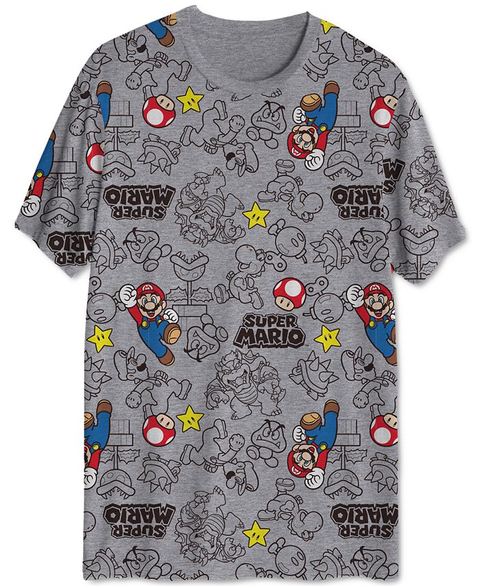 Hybrid Apparel Super Mario Men's Graphic T-Shirt - Macy's
