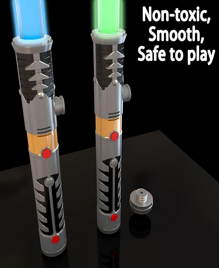 Fun Little Toys 2 LED Light Saber Connectable Toy Laser Swords Set for ...