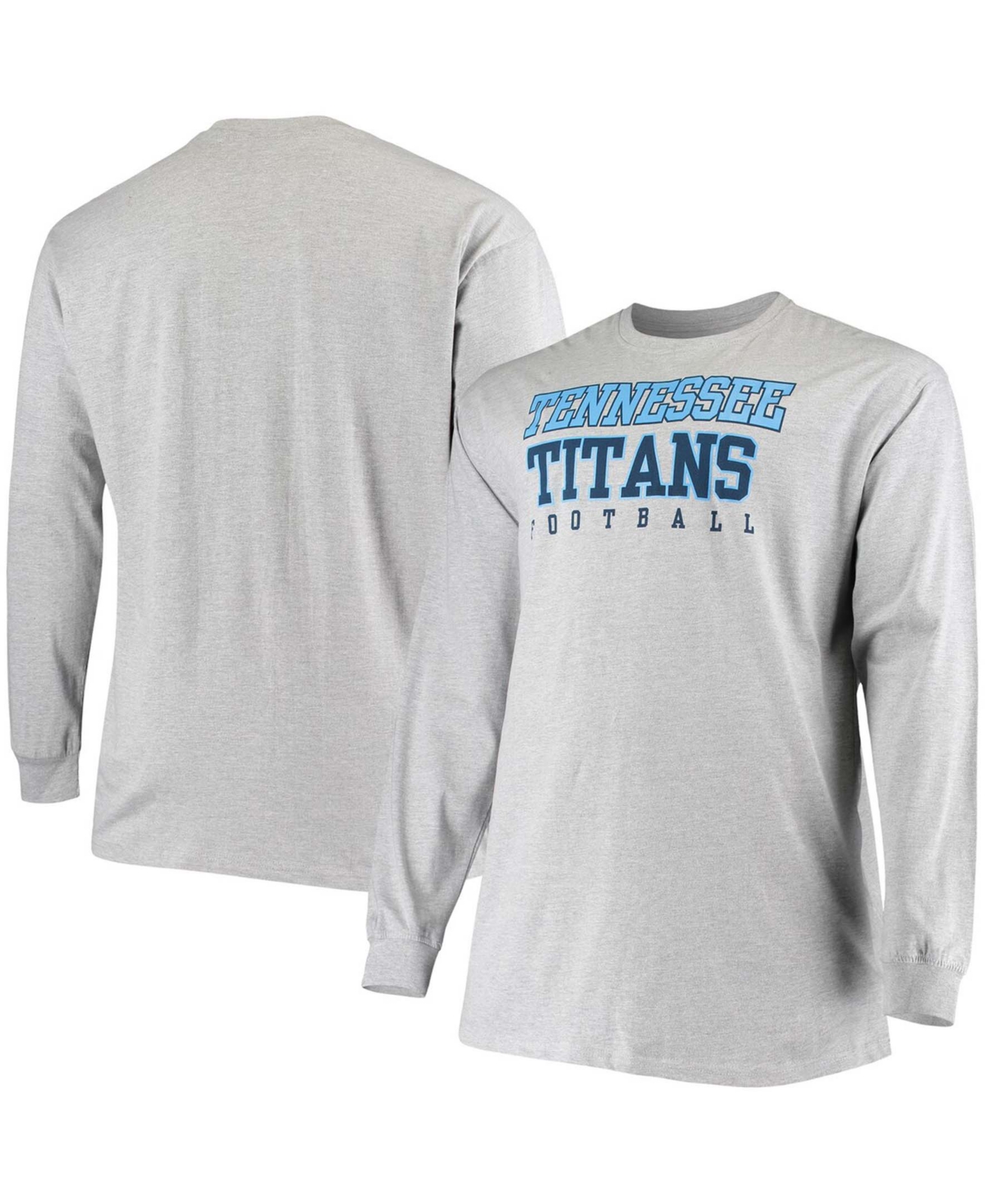 Click here for Mens Big and Tall Heathered Gray Tennessee Titans... prices