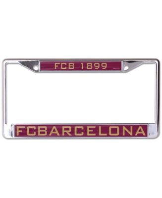 Multi Barcelona Laser Cut Metal License Plate Frame - Macy's