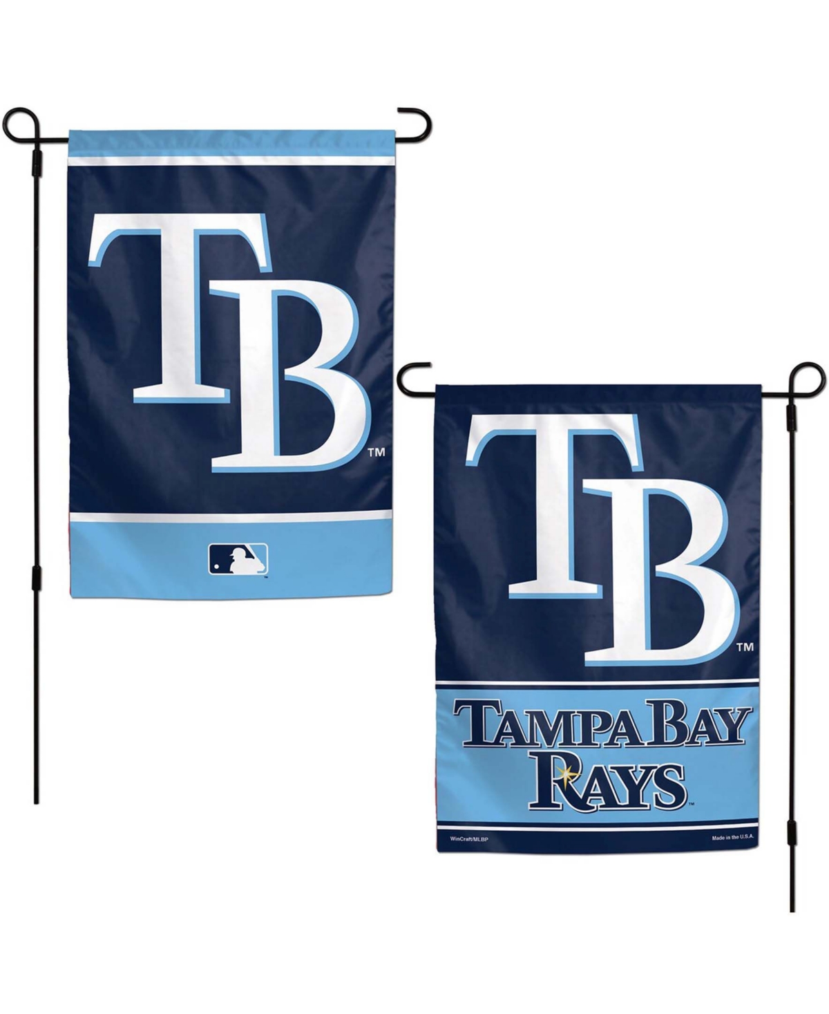 Click here for Multi Tampa Bay Rays 12 x 18 Double-Sided Garden F... prices