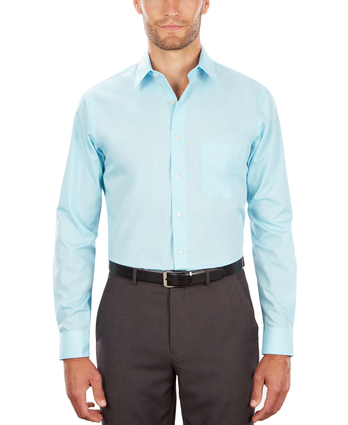 Click here for Van Heusen Mens Regular Fit Point Collar Poplin Dr... prices