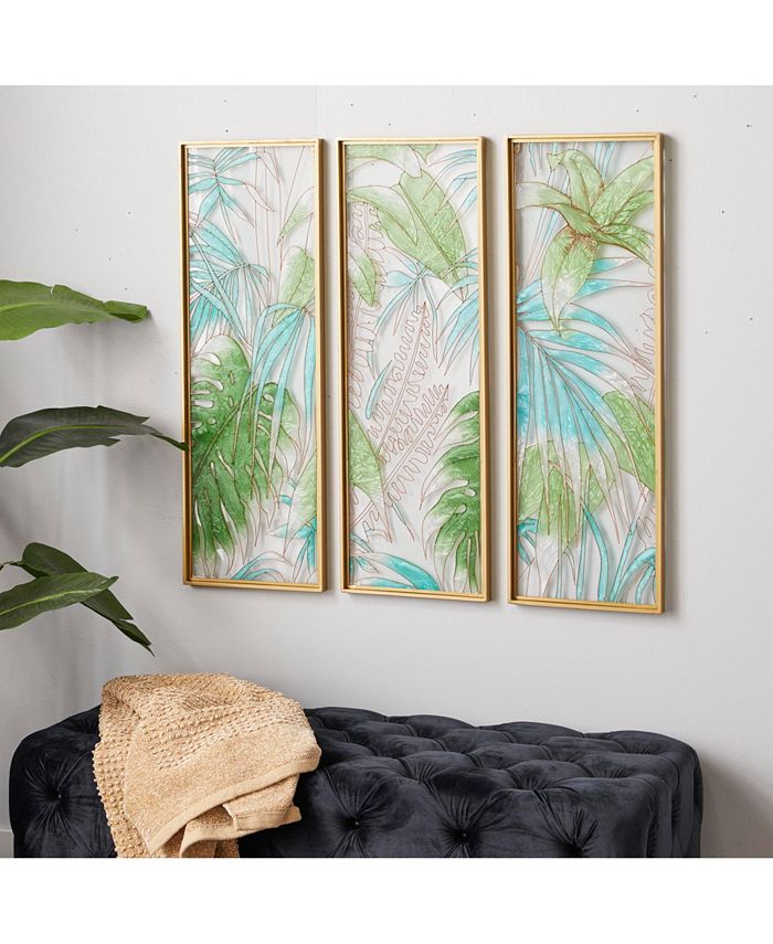 CosmoLiving by Cosmopolitan Wall Decor, Set of 3 - Macy's