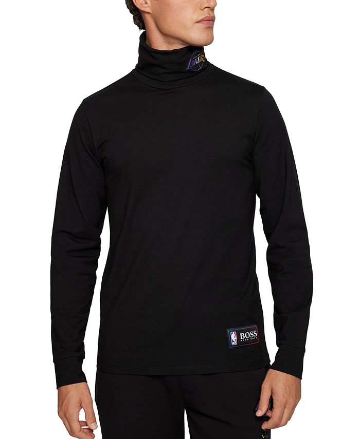 Hugo Boss BOSS Men's NBA Los Angeles Lakers Rollneck T-Shirt - Macy's
