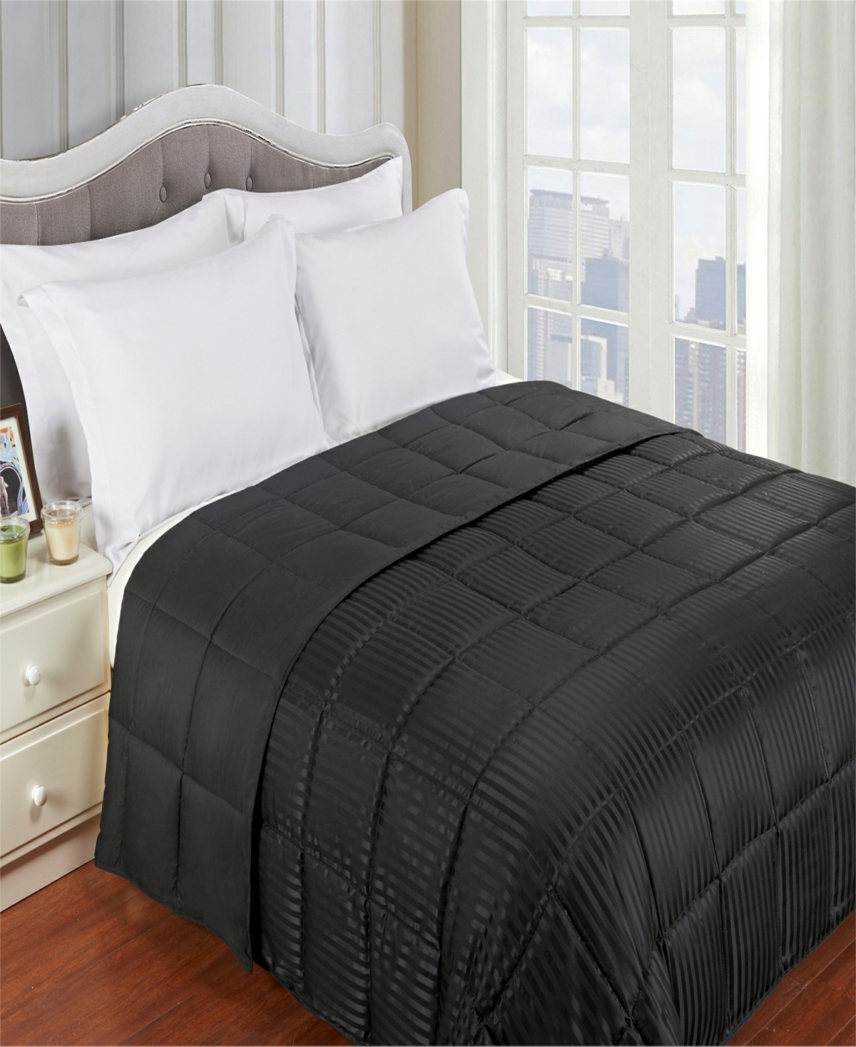 Click here for Superior Stripe Hypoallergenic Down Alternative Bl... prices