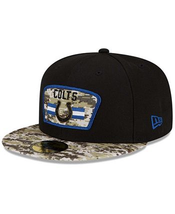 New Era Men's Black-Camouflage Indianapolis Colts 2021 Salute To ...